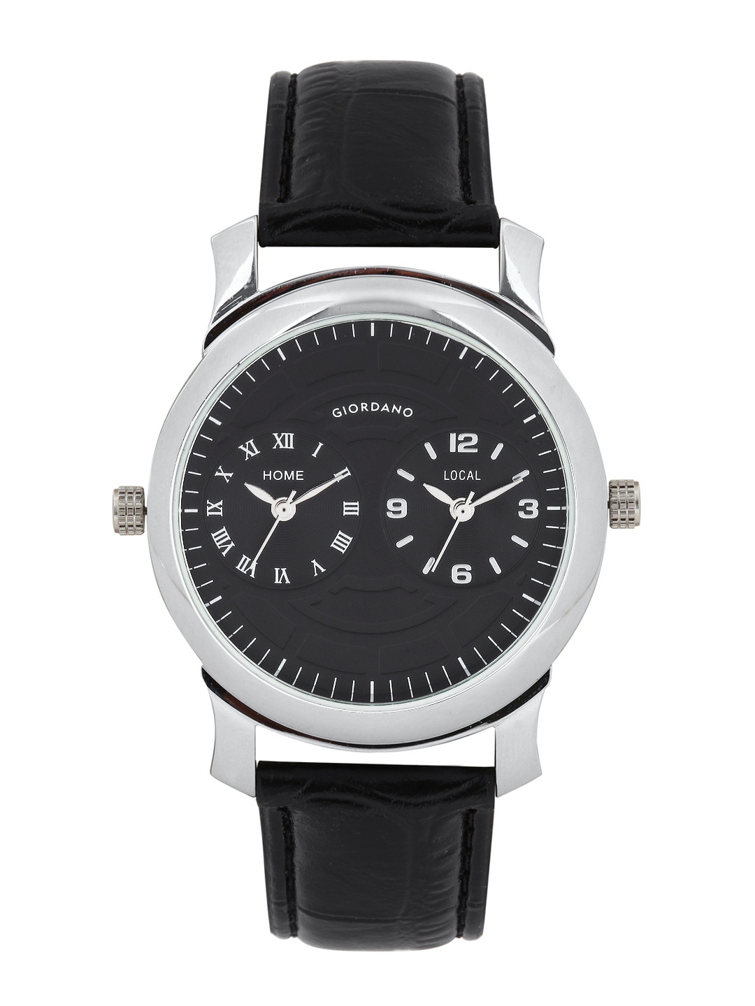 Buy GIORDANO Men Black Dual Dial Watch P10501 - Watches for Men 1014861 ...