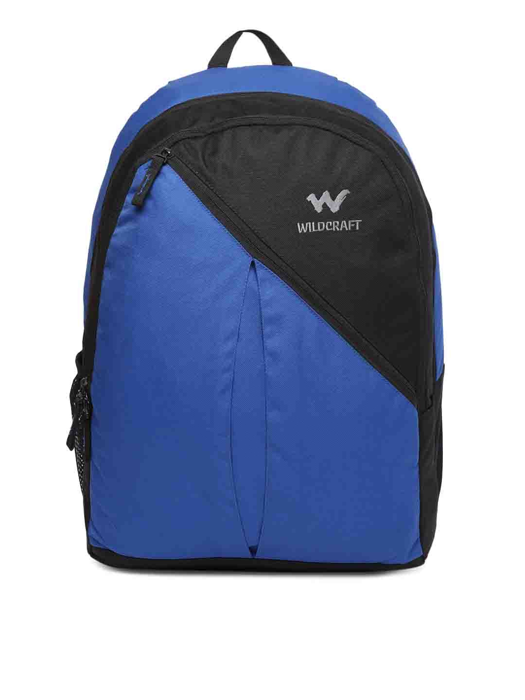 Buy Wildcraft Unisex Blue & Black Colourblocked Wiki Eta Backpack ...