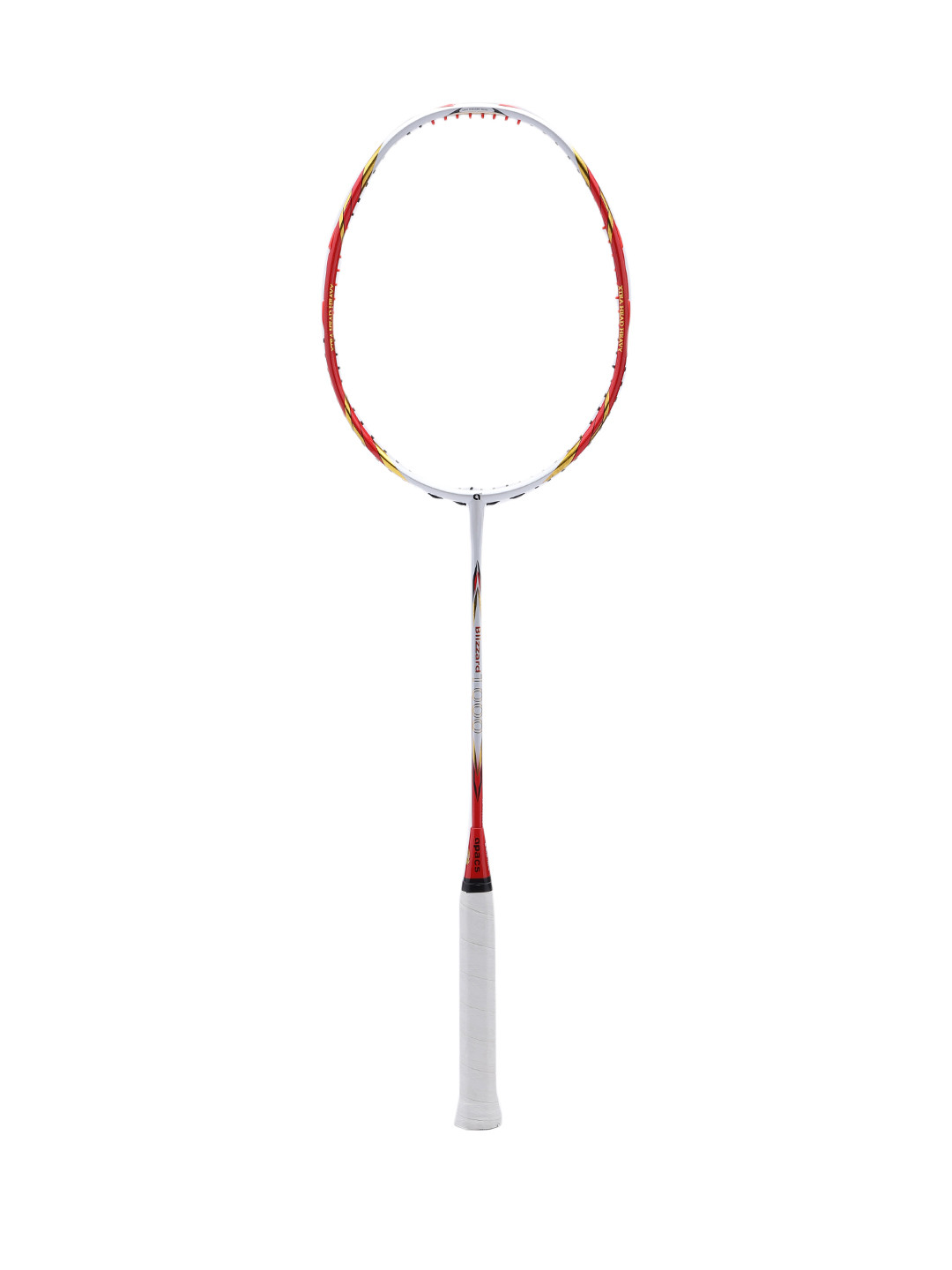 Buy Apacs Unisex White And Red Colored Blizard 1000 Printed Unstrung ...