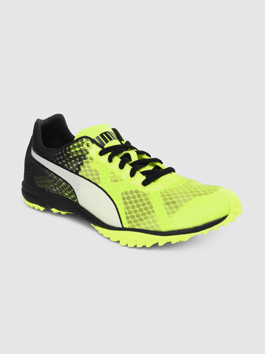Buy Puma Men Fluorescent Green Evospeed Haraka 6 Running Shoes - Sports ...