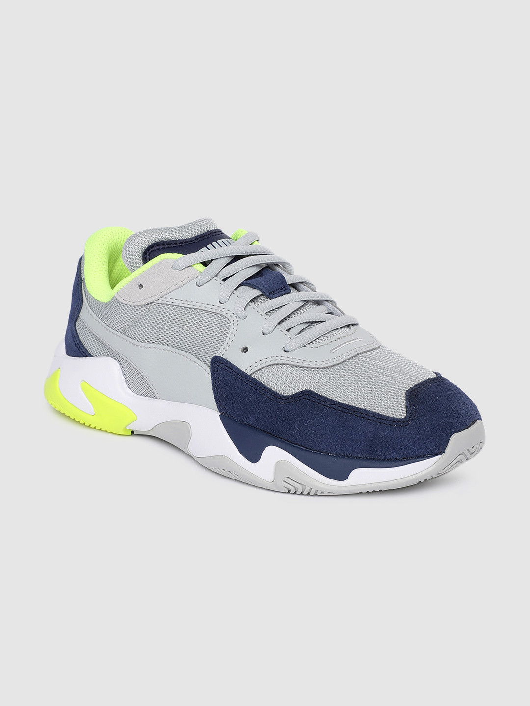 Buy Puma Unisex Navy Blue & Grey STORM ADRENALINE Sneakers - Casual ...