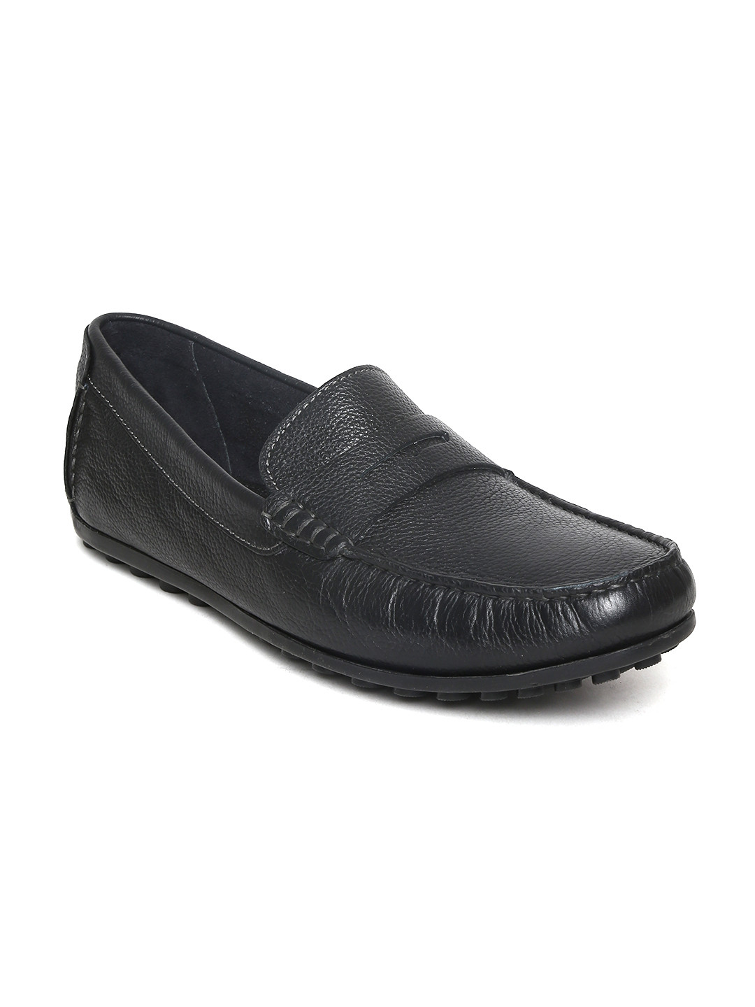 Buy Clarks Men Black Leather Driving Shoes - Casual Shoes for Men ...