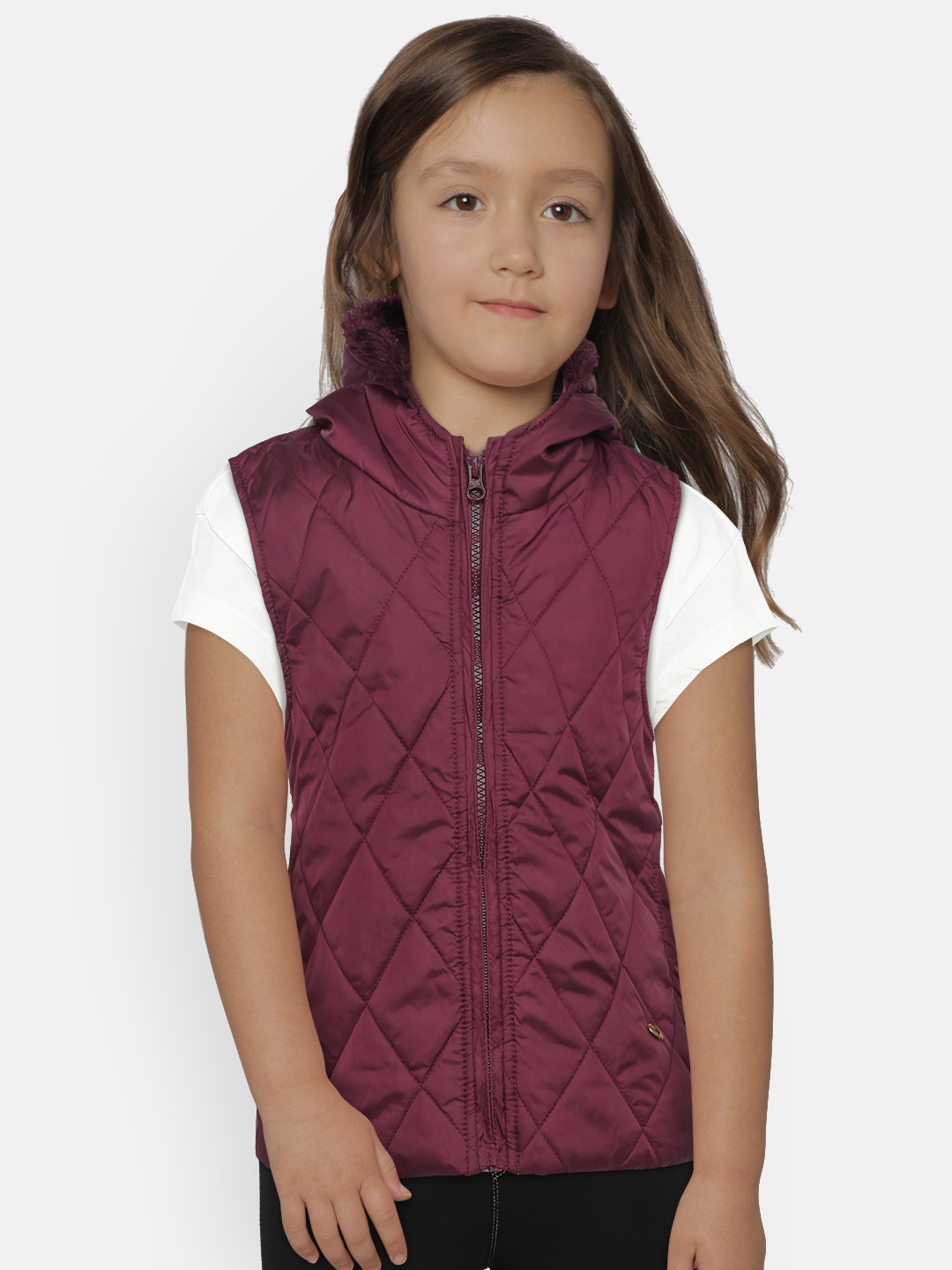 Buy 612 League Girls Purple Quilted Jacket - Jackets for Girls 10309739 ...
