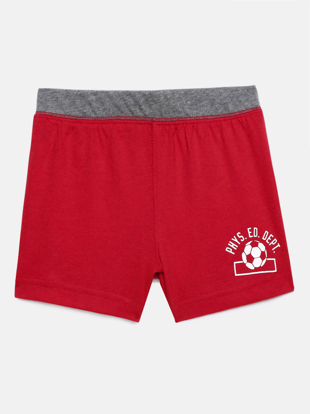 Buy The Childrens Place Boys Red Solid Regular Fit Regular Shorts ...