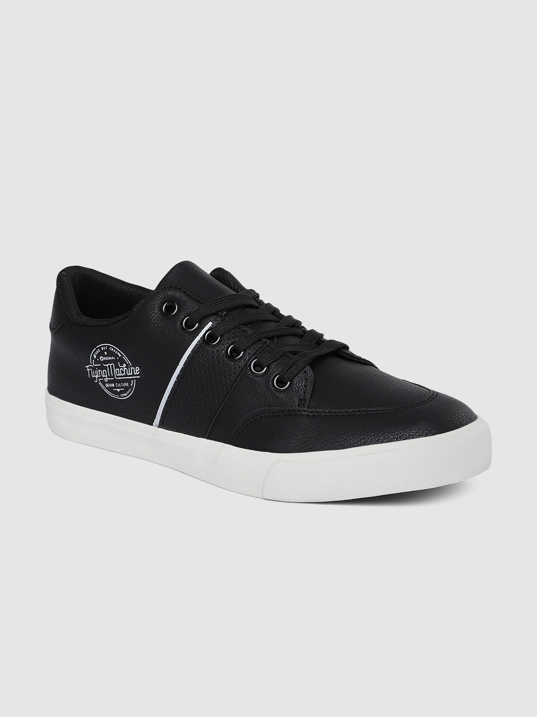 Buy Flying Machine Men Black Sneakers - Casual Shoes for Men 10330271 ...
