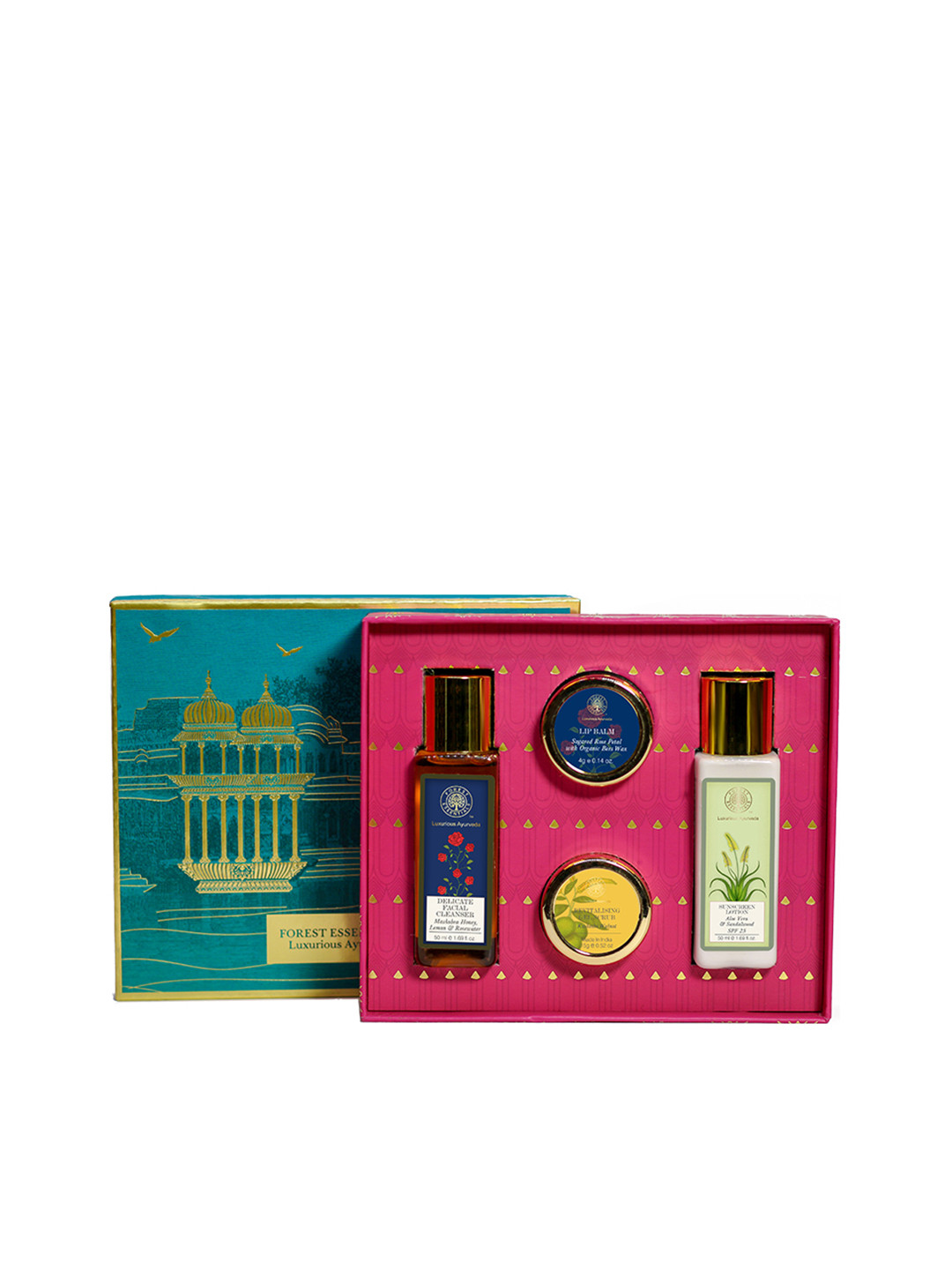 Buy Forest Essentials Sustainable Unisex Facial Essentials - Facial Kit ...