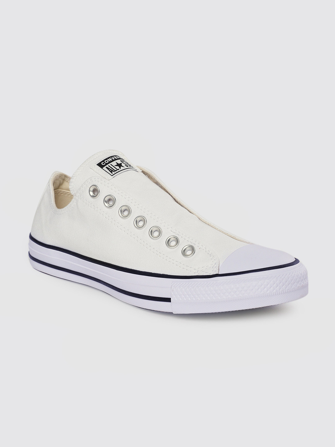 Buy Converse Core Basics Chuck Taylor All Star Slip White Slip On ...