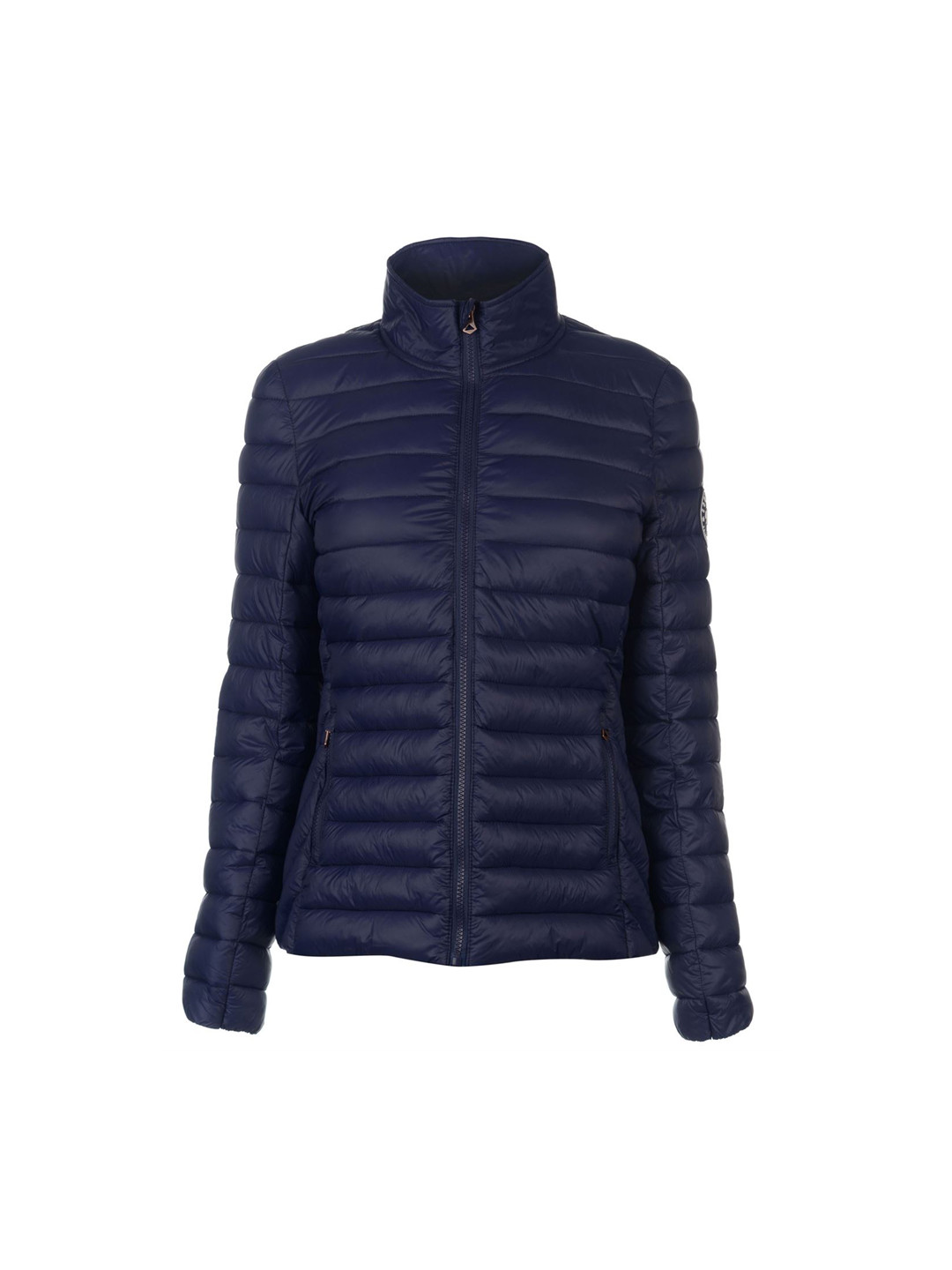 Buy SoulCal Women Navy Blue Solid Padded Jacket - Jackets for Women ...
