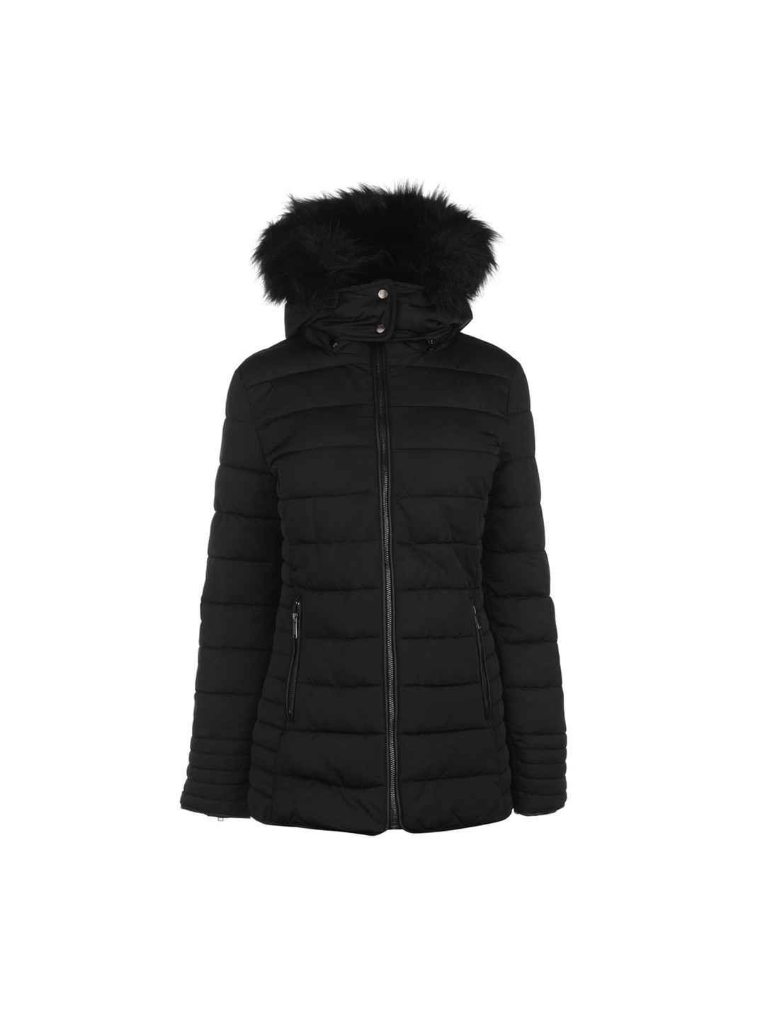 Buy Firetrap Women Black Solid Puffer Jacket - Jackets for Women ...