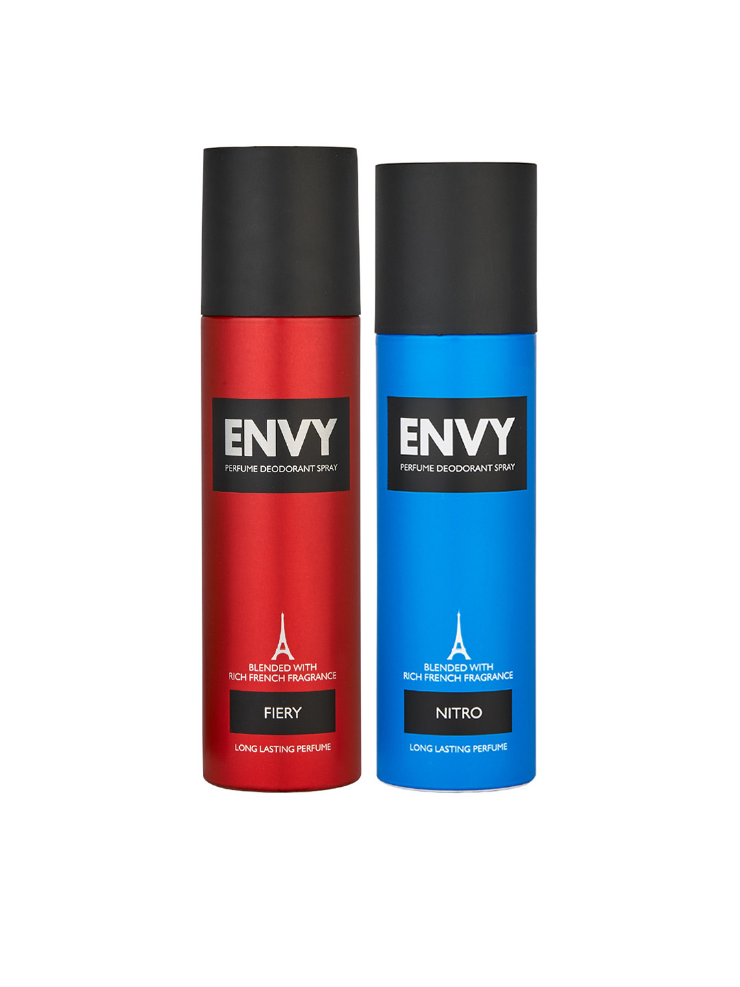 Buy Envy Men Set Of 2 Perfume Deodorant Sprays Fiery 115g & Nitro 99g ...