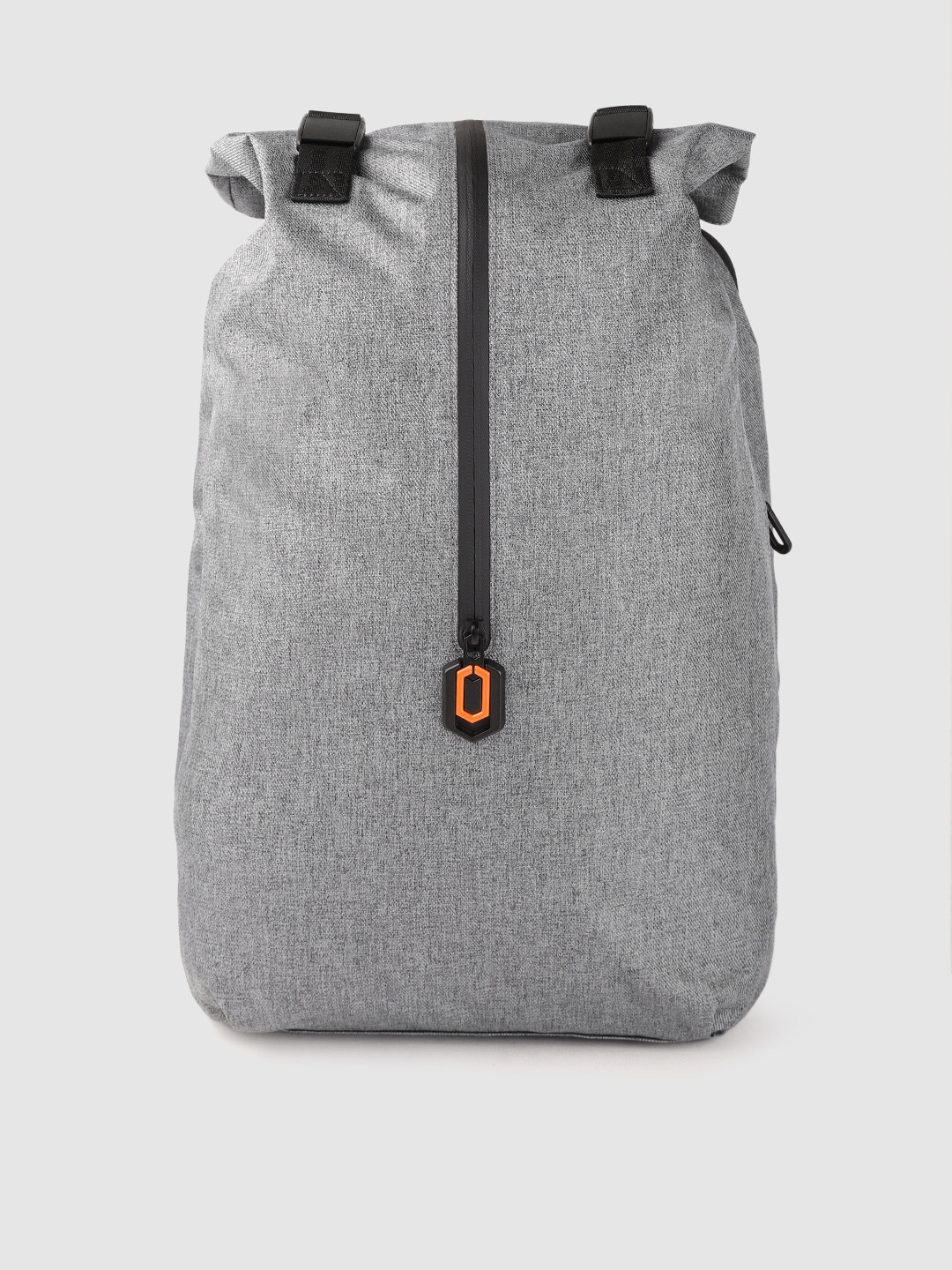 Buy Mi Unisex Grey Solid Laptop Backpack - Backpacks for Unisex ...