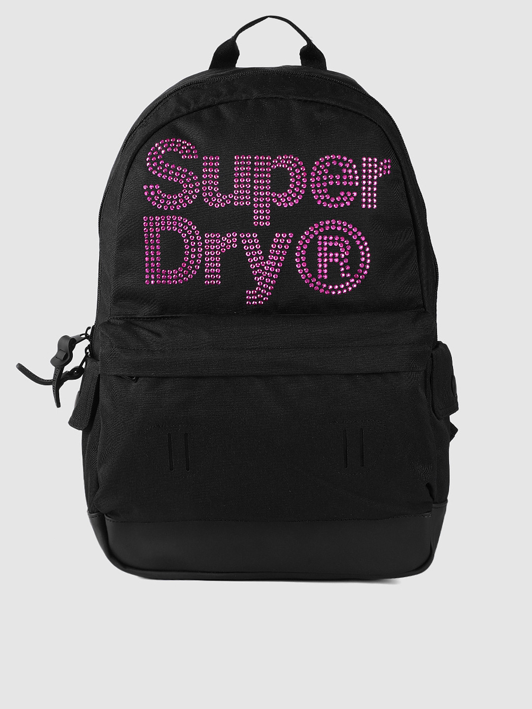 Buy Superdry Women Black Embellished Backpack - Backpacks for Women ...