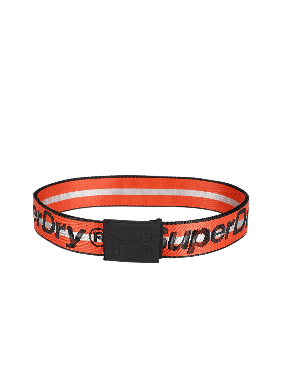 Buy Superdry Men Orange Striped Belt - Belts for Men 10369965 | Myntra