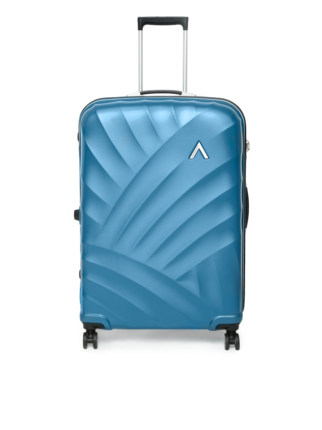 Buy Aristocrat Unisex Blue Solid Large Trolley Bag - Trolley Bag for ...
