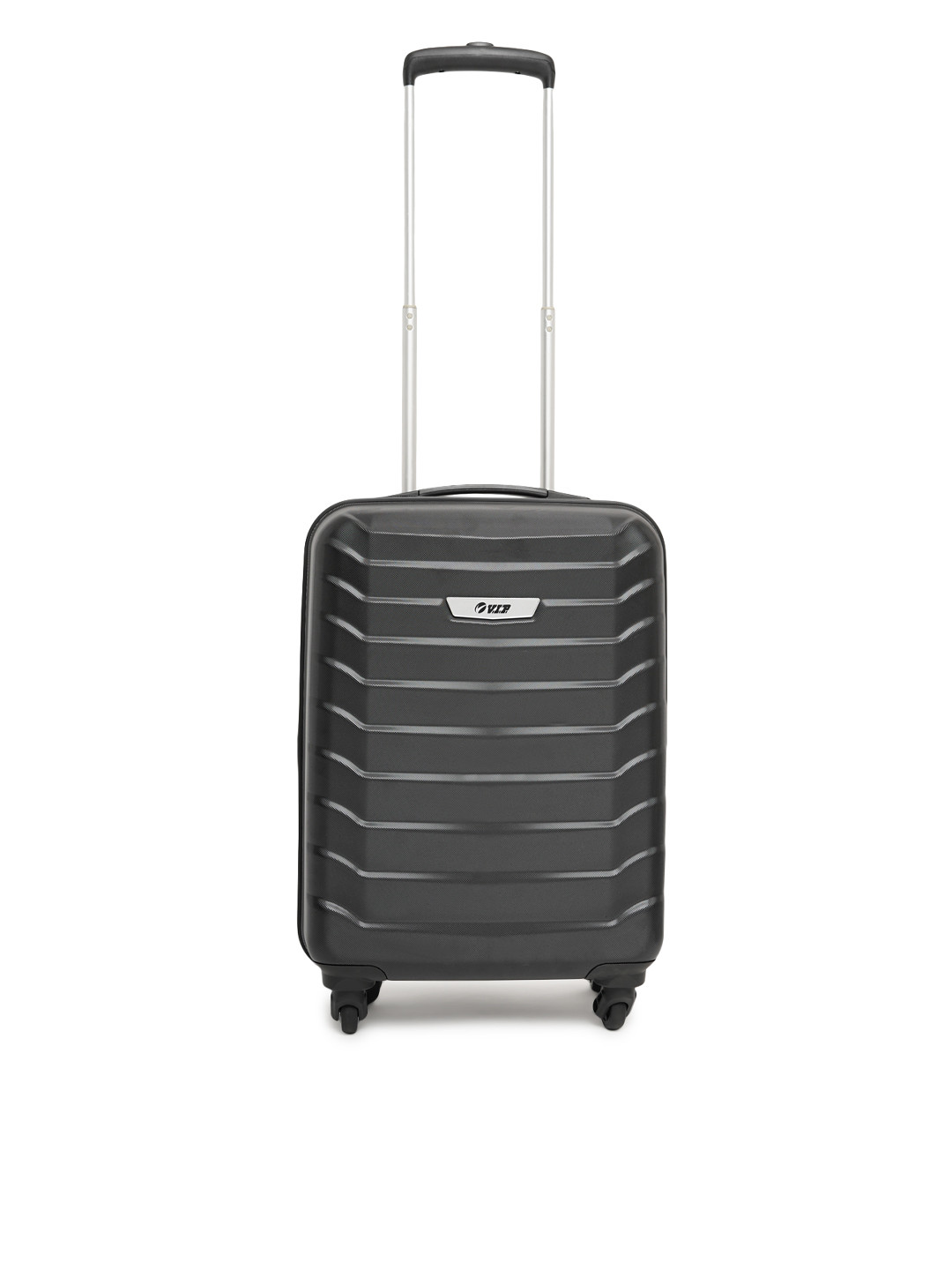 Buy VIP Unisex Black Textured Cabin Trolley Bag - Trolley Bag for ...