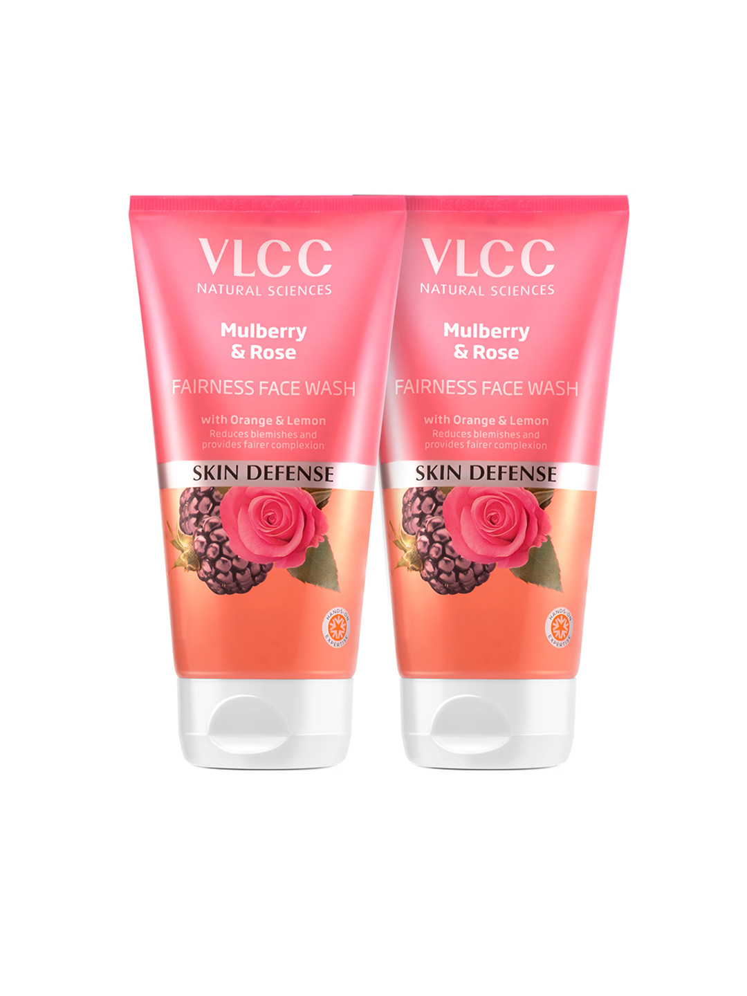 Buy VLCC Set Of 2 Mulberry & Rose Fairness Face Wash 150 Ml Each - Face ...