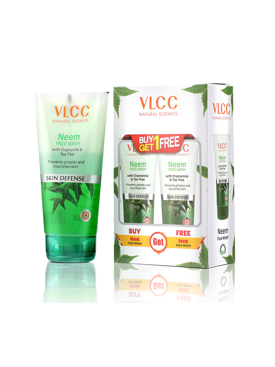 Buy VLCC Neem Face Wash Buy One Get One 150g Each - Face Wash And ...