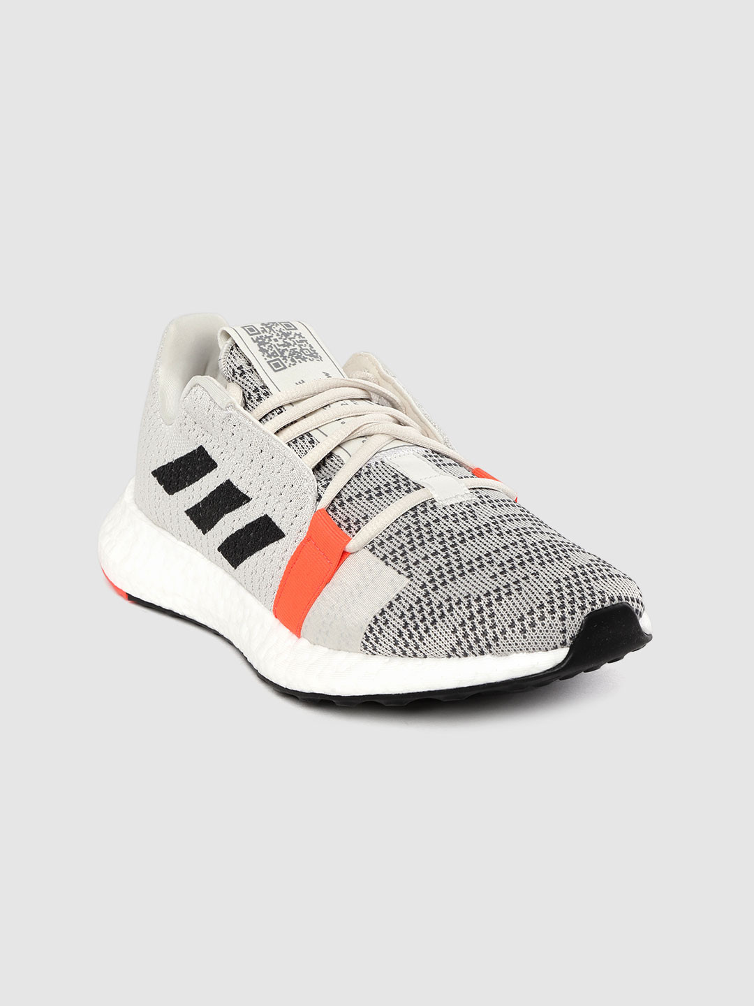 Buy ADIDAS Women Grey Sense Boost Go Woven Design Running Shoes ...