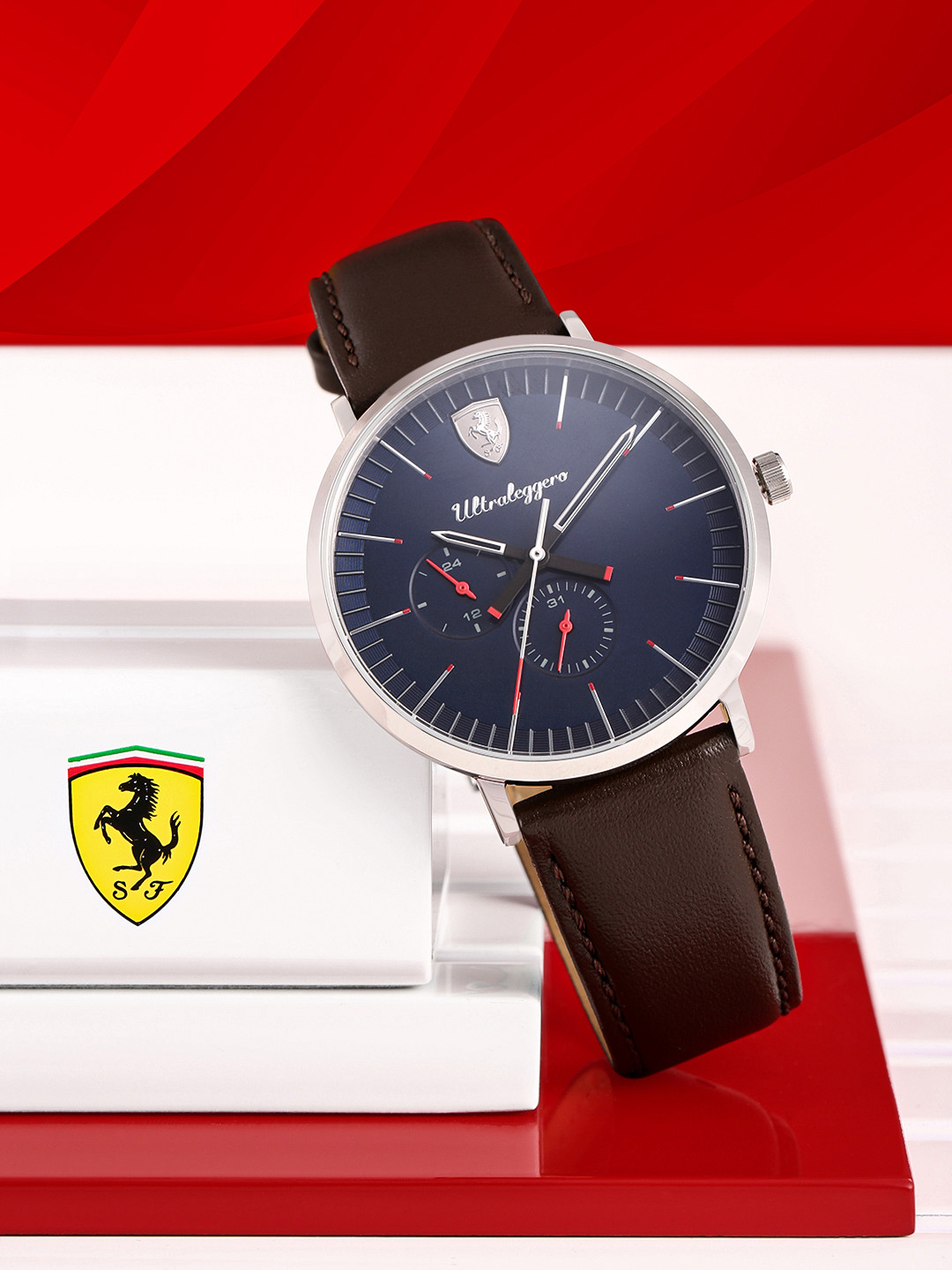 Buy SCUDERIA FERRARI Men Blue Analogue Watch 0830566 - Watches for Men ...
