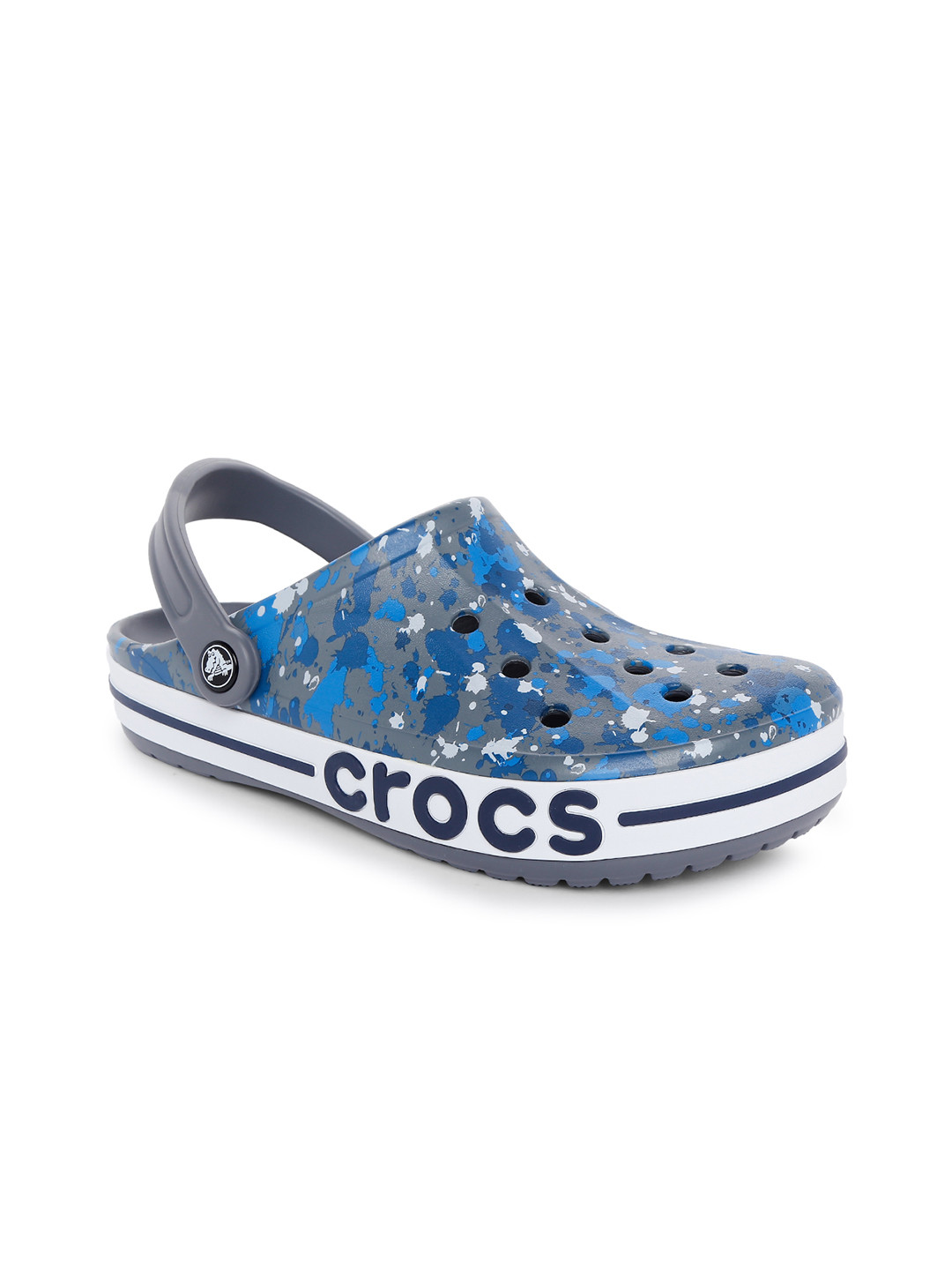 Buy Crocs Bayaband Unisex Grey Blue Clogs - Sandals for Unisex 10428388 ...