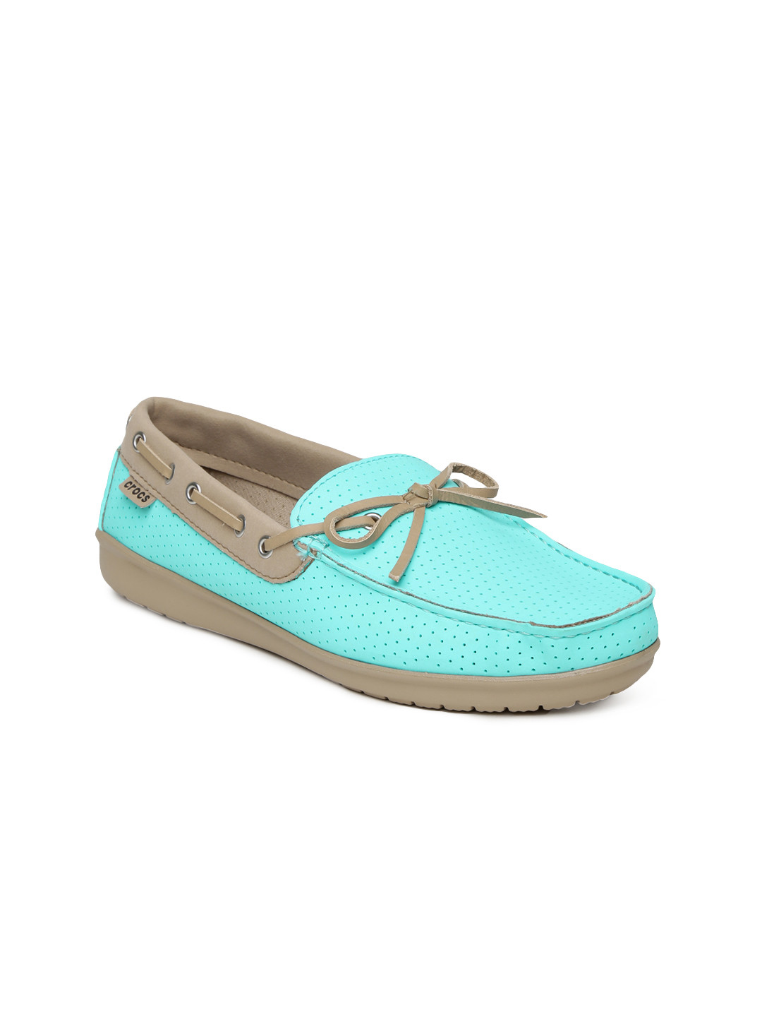 Buy Crocs Wrap Colorlite Women Turquoise Blue Casual Shoes - Casual ...