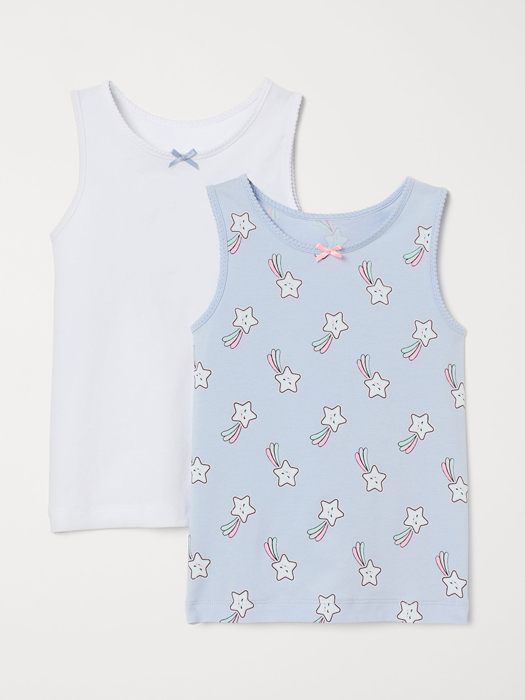 Buy H&M Girls 2 Pack Vest Tops - Tops for Girls 10432010 | Myntra