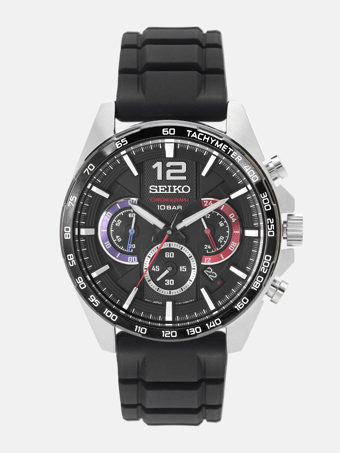 Buy SEIKO Chronograph Men Black Analogue Watch SSB347P1 - Watches for ...