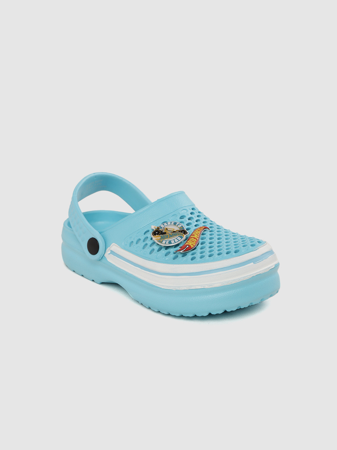 Buy Toothless Boys Blue Solid Hot Wheels Clogs With Cut Outs - Flip ...