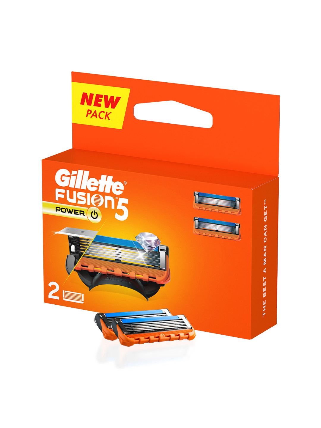 Buy Gillette Set Of 2 Fusion Power Shaving Razor Blades - Razors And ...