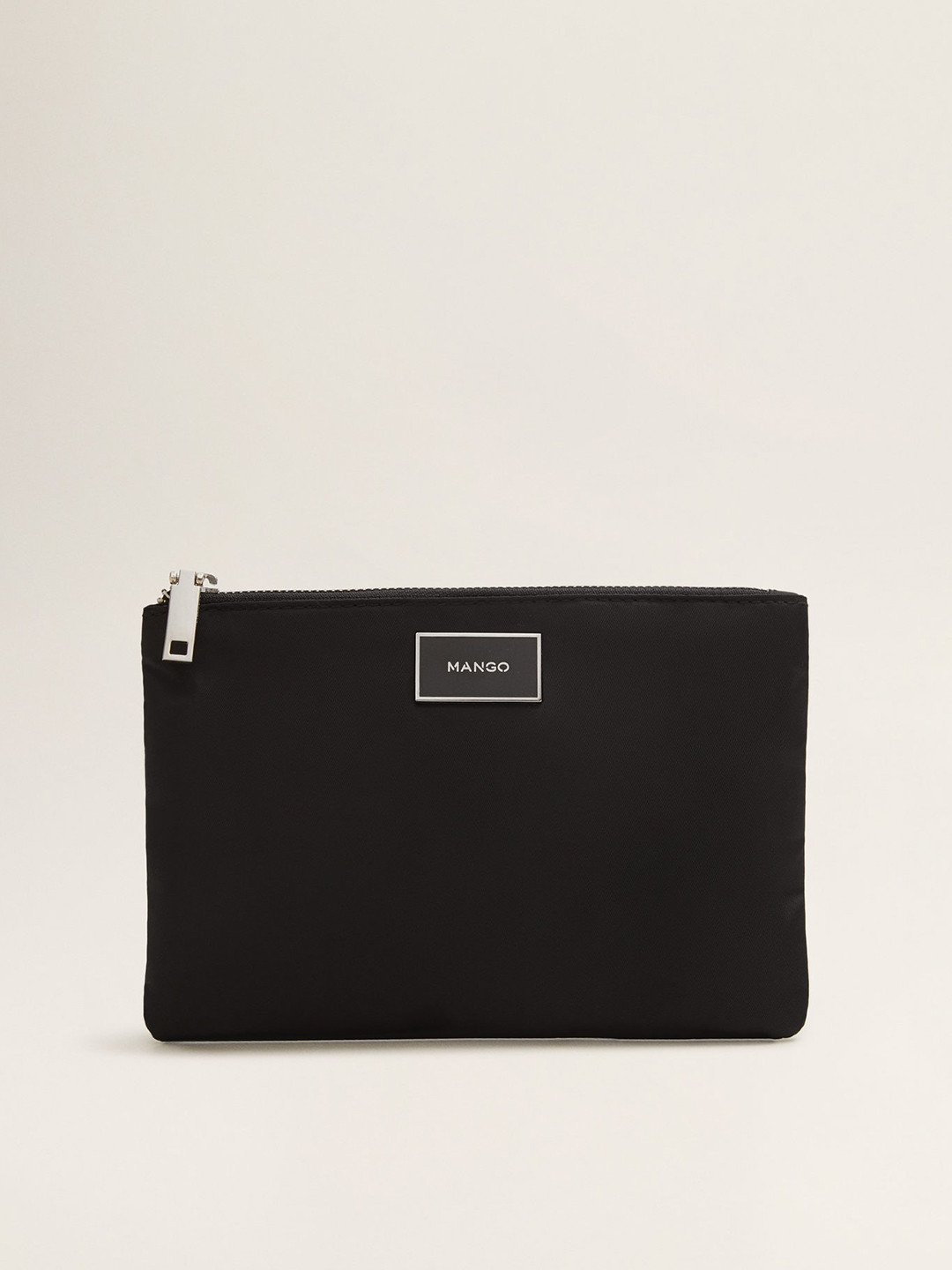 Buy MANGO Women Black Solid Cosmetic Pouch - Travel Accessory for Women ...