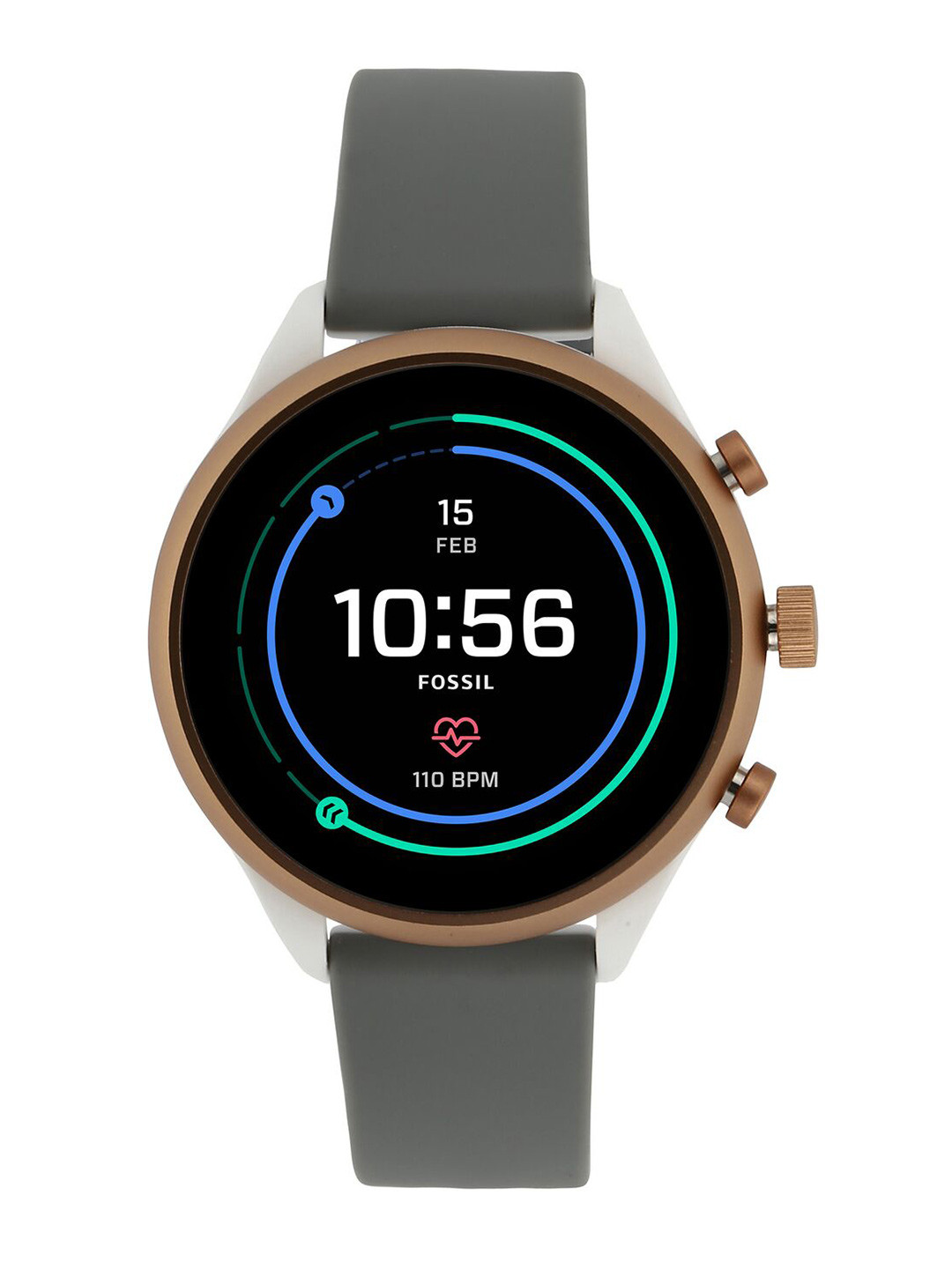 Buy Fossil Grey Sport 41 Smart Watch FTW6025 - Smart Watches for Women ...