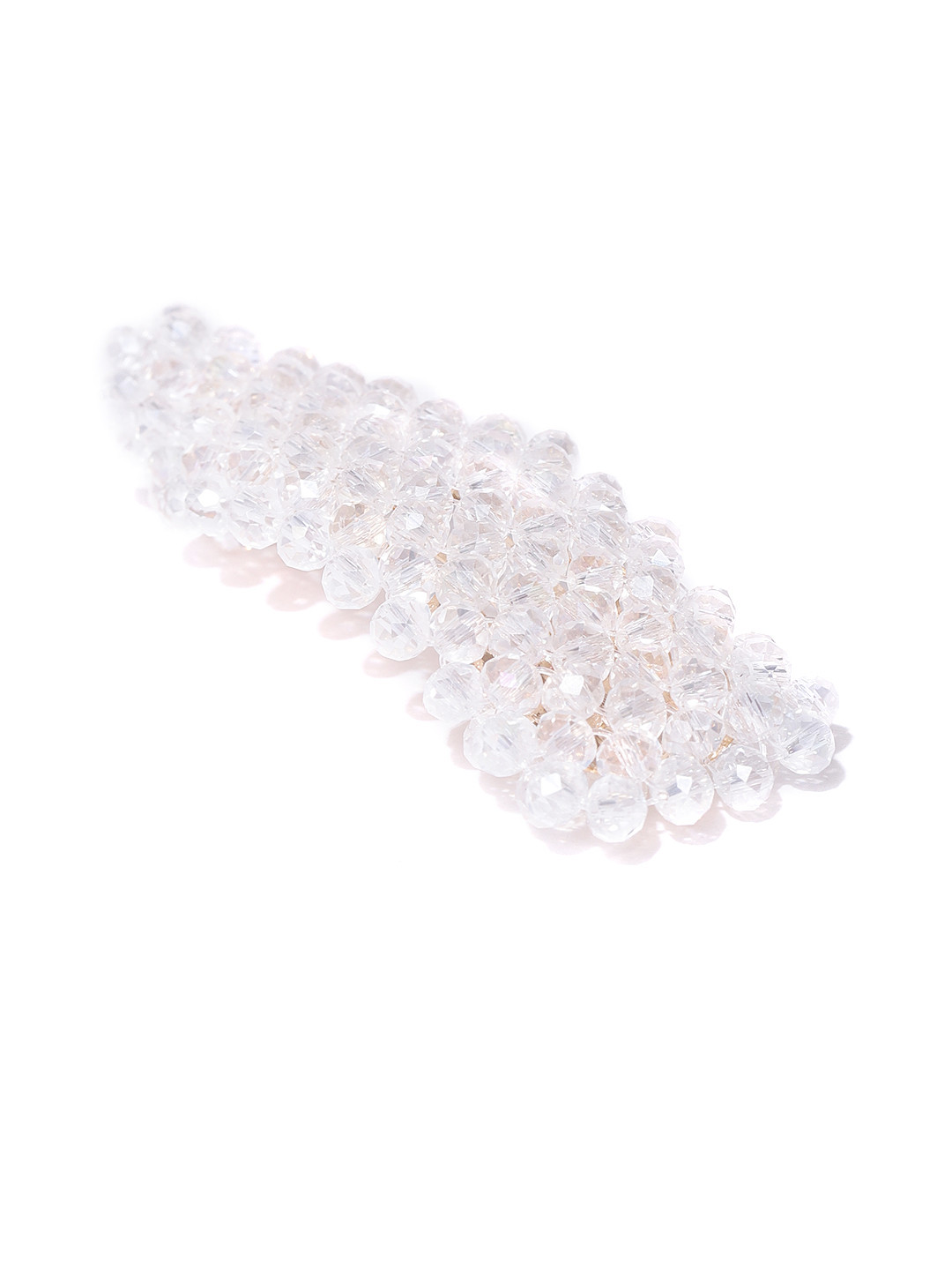 Buy Blueberry White Beaded Tic Tac Hair Clip - Hair Accessory for Women ...