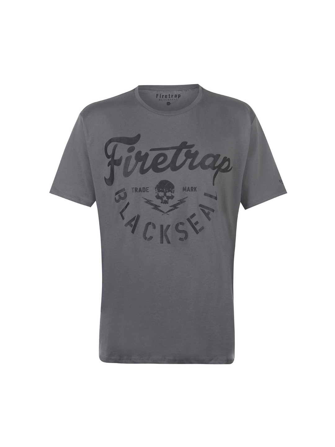 Buy Firetrap Men Grey Printed Round Neck T Shirt - Tshirts for Men ...