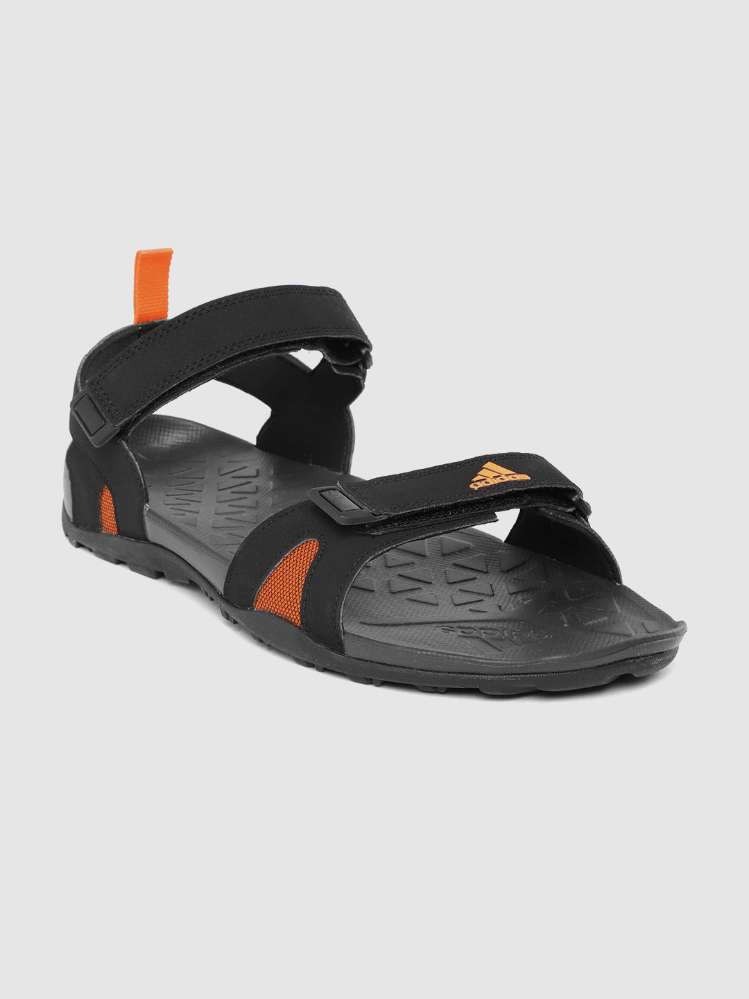 Buy ADIDAS Men Black Solid Fassar Sports Sandals - Sports Sandals for ...