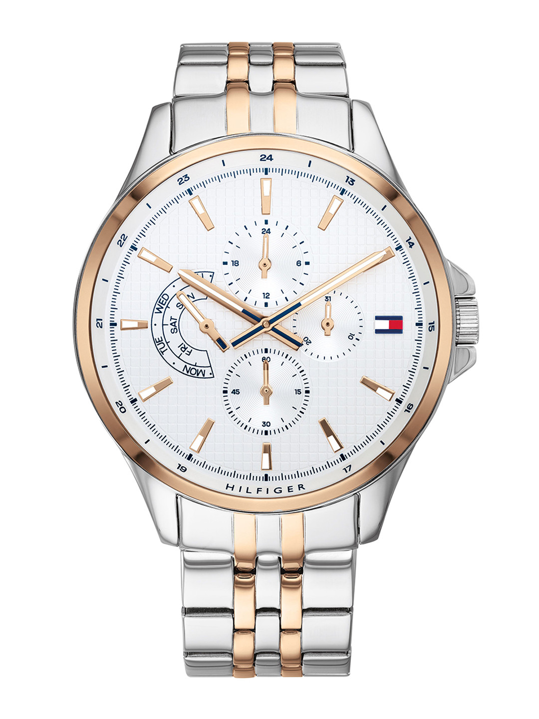 Buy Tommy Hilfiger Men White Multifunction Analogue Watch TH1791617 ...