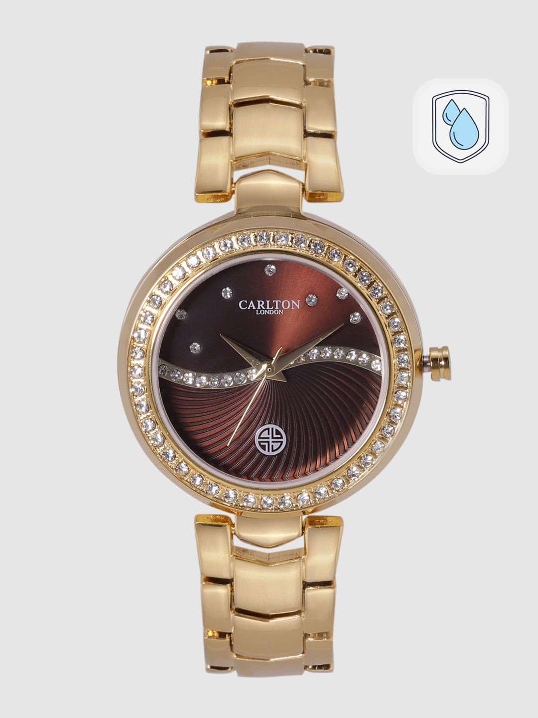 Buy Carlton London Women Bronze Toned Analogue Watch CL023GBRG ...