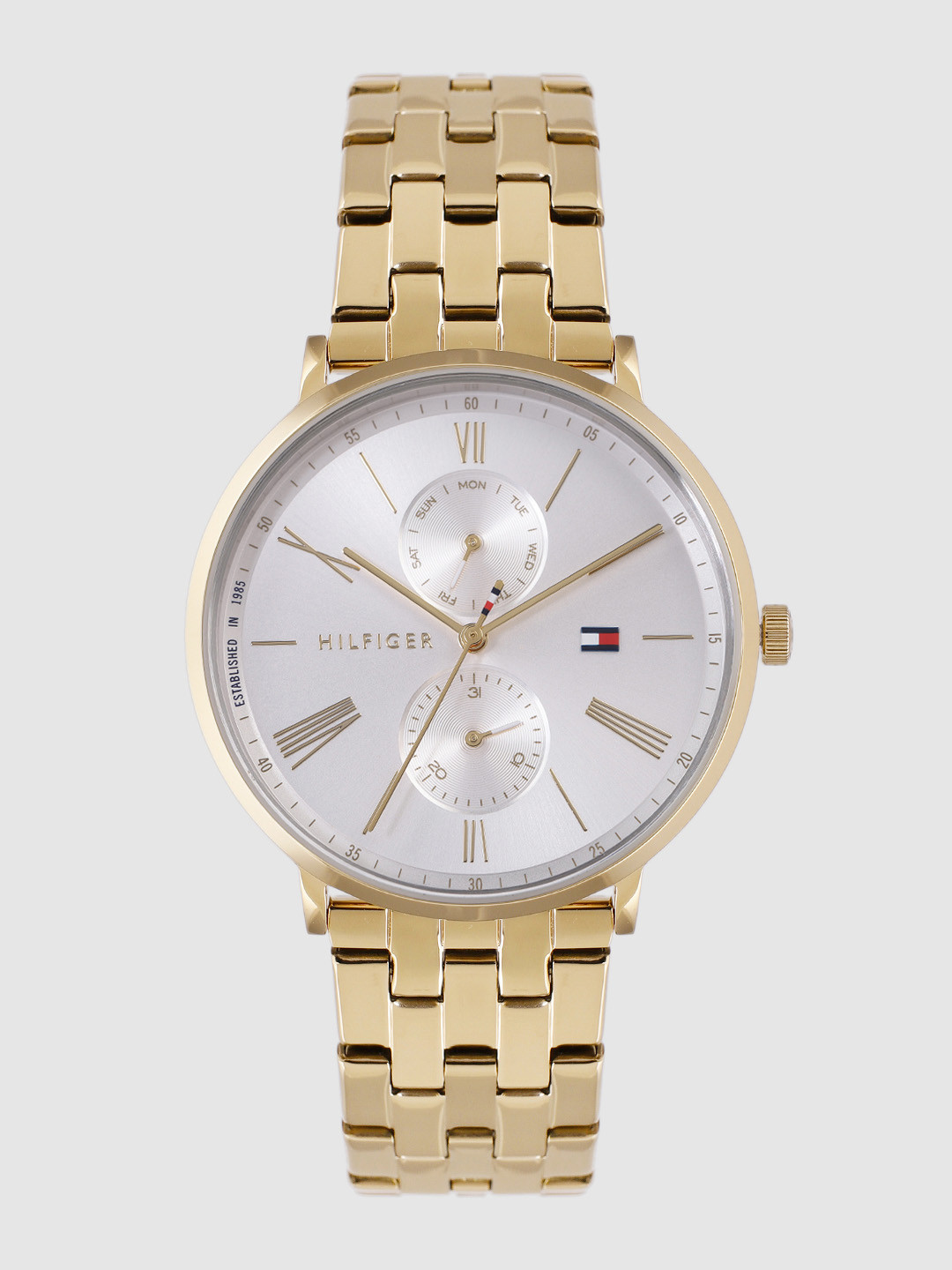 Buy Tommy Hilfiger Women Silver Toned Analogue Watch TH1782069 ...