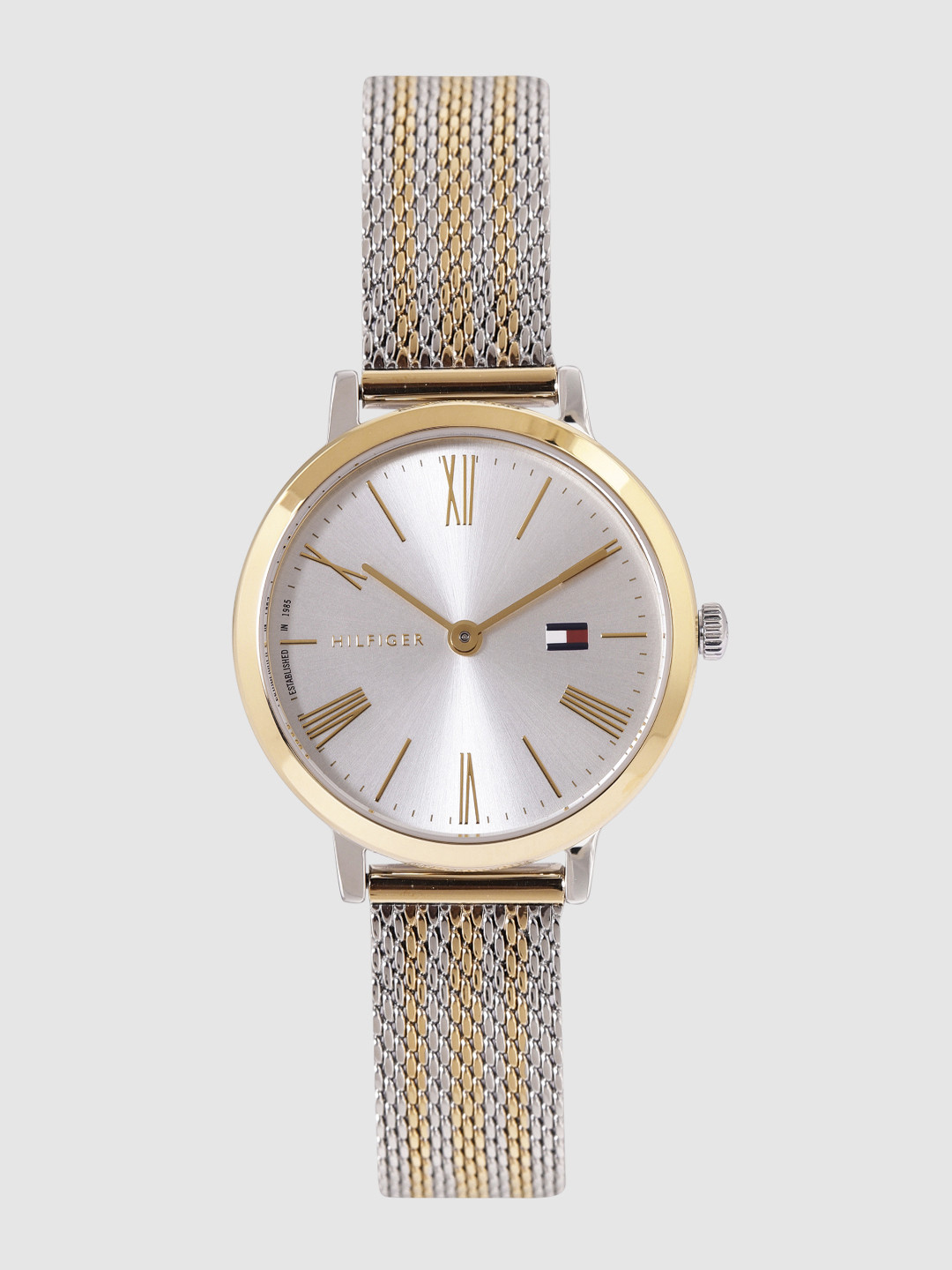 Buy Tommy Hilfiger Women Silver Toned Analogue Watch TH1782055W ...