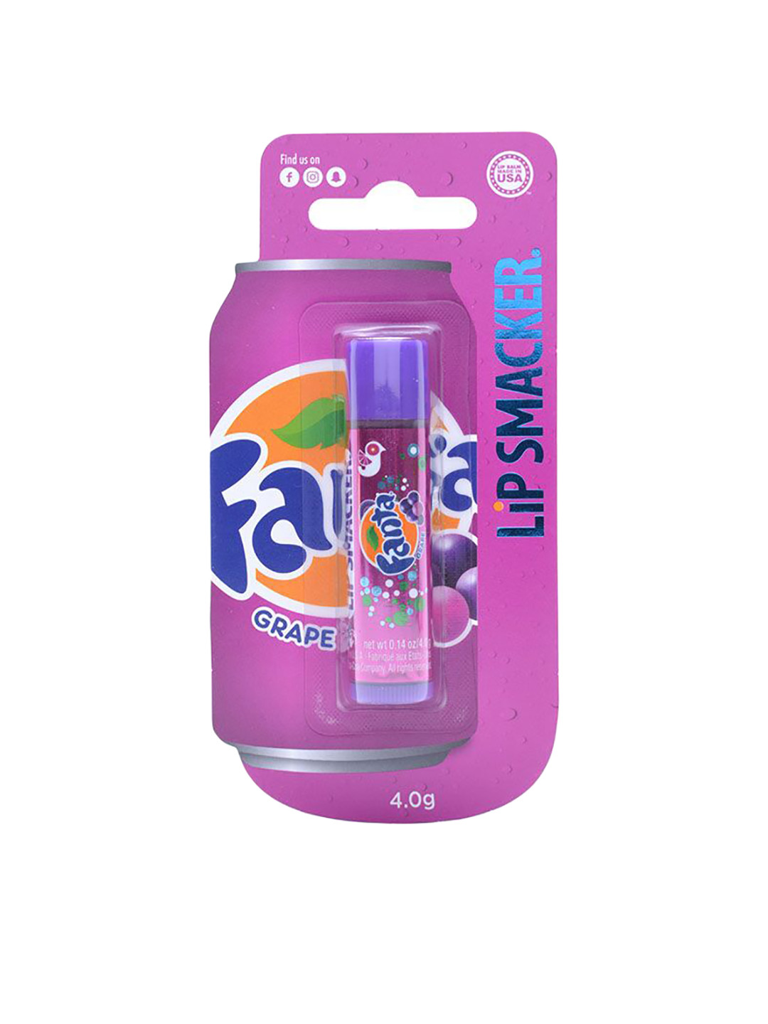 Buy LIP SMACKER Women Grape Fanta Lip Balm 4 G - Lip Care for Women ...