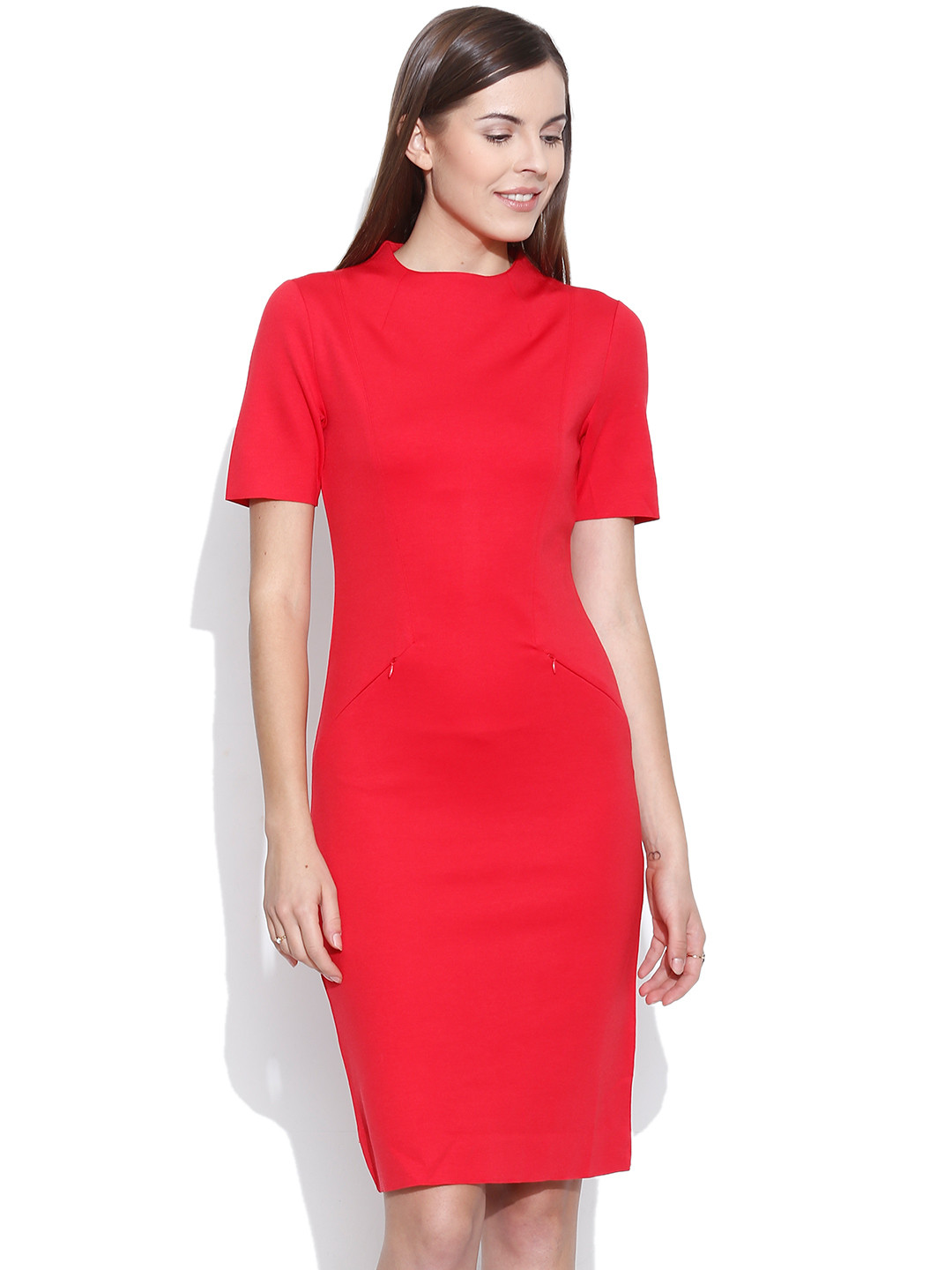 Buy Vero Moda Red Sheath Dress - Dresses for Women 1051597 | Myntra