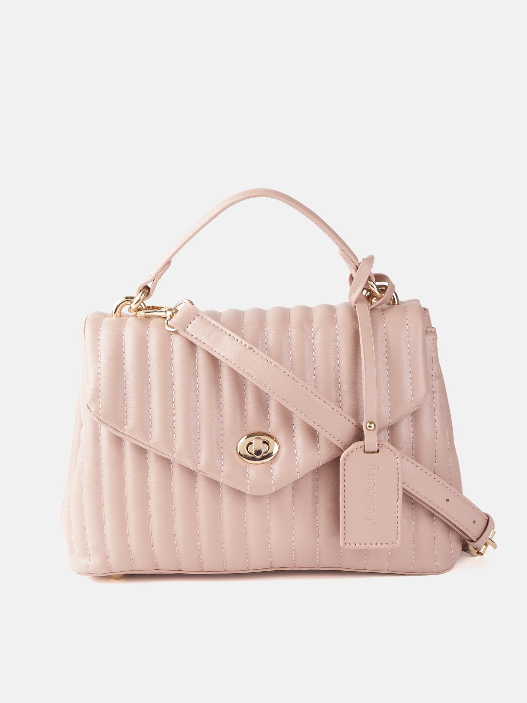 Buy DressBerry Dusty Pink Quilted Satchel Bag - Handbags for Women ... Buy DressBerry Dusty Pink Quilted Satchel Bag - Handbags for Women ...
