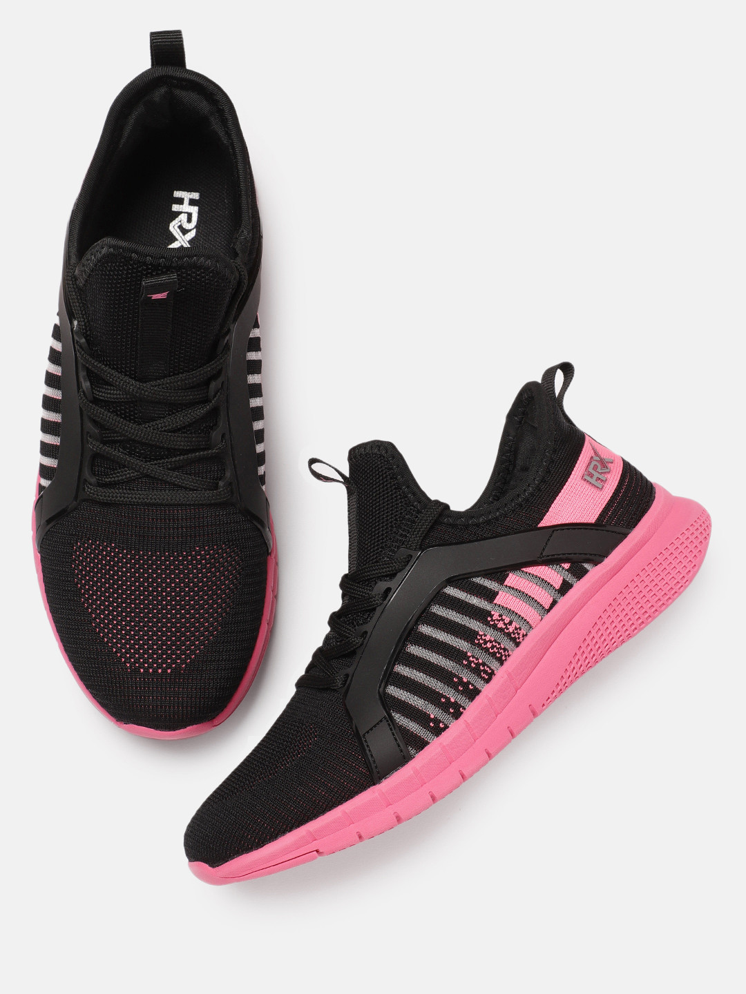 Buy HRX By Hrithik Roshan Women Black Urban Trainer - Sports Shoes for ...