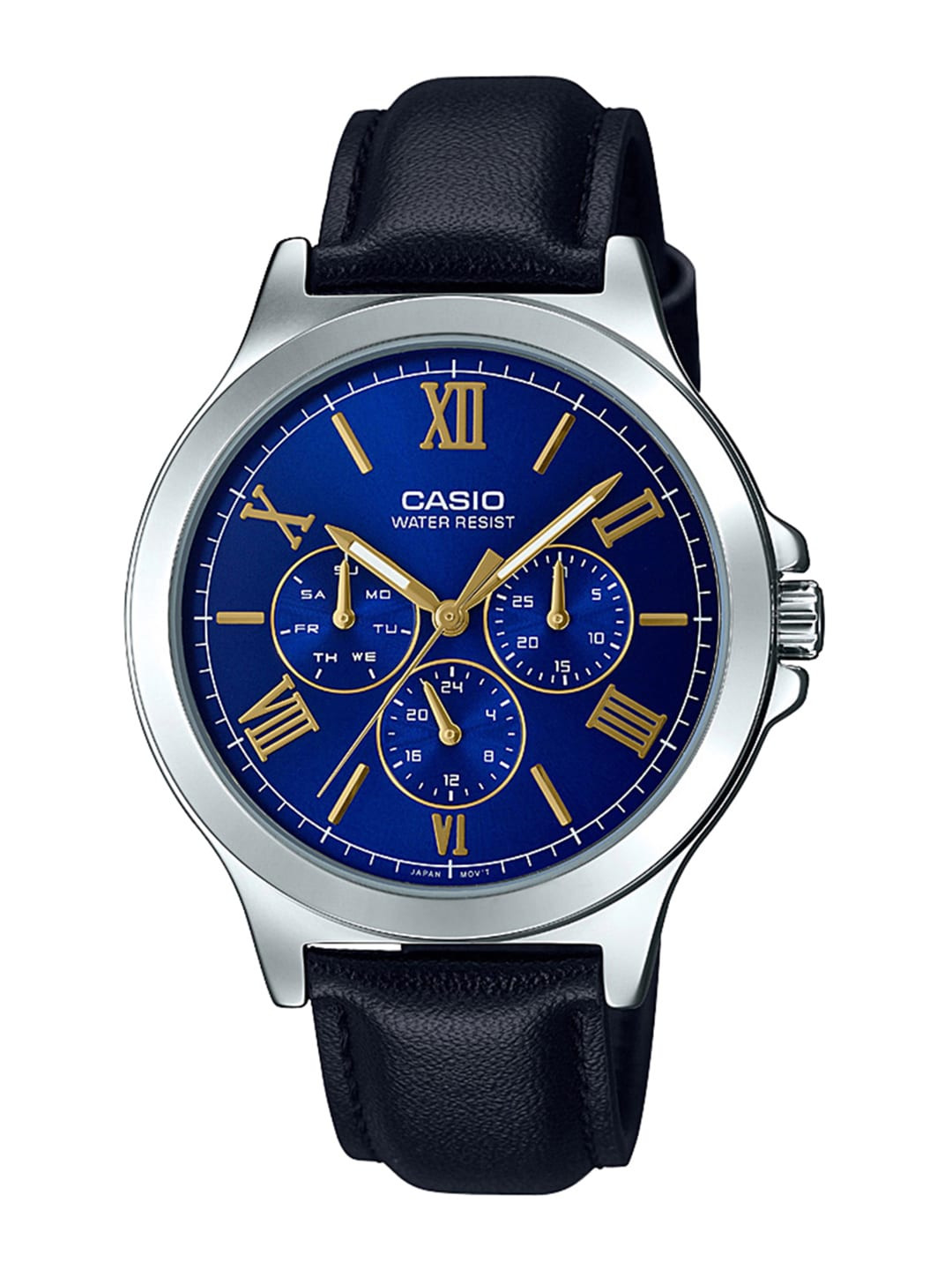 Buy CASIO Enticer Men Blue Analogue Enticer Watch A1689 MTP V300L 2AUDF ...
