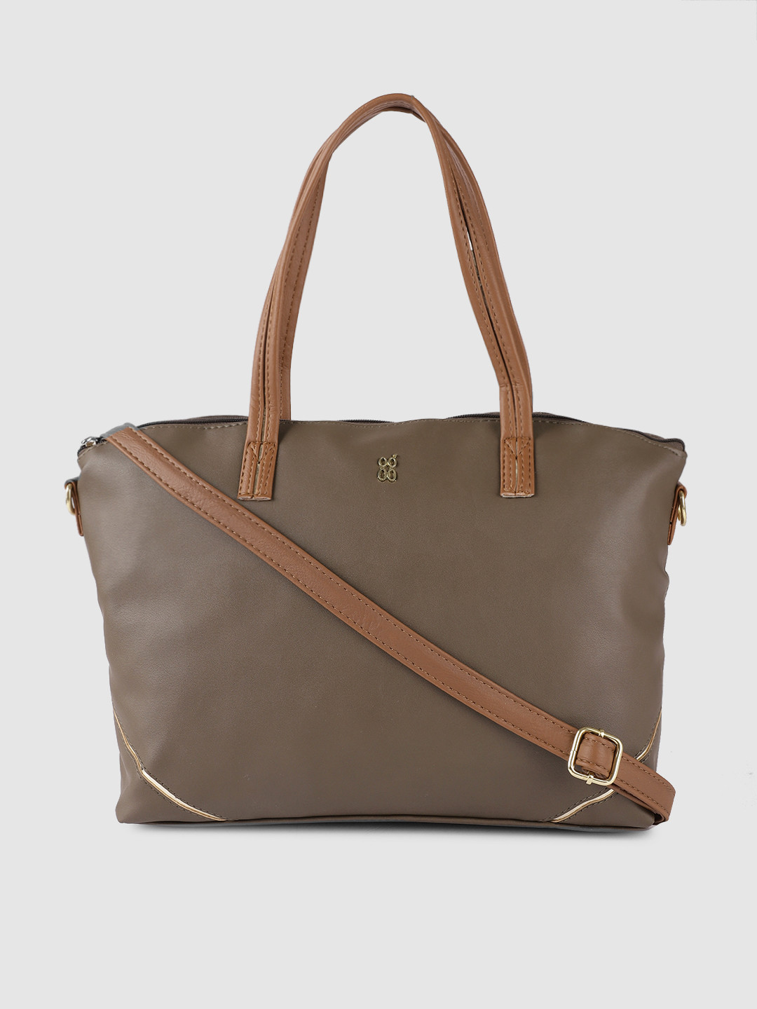 Buy Baggit Brown Solid Handheld Bag - Handbags for Women 10538374 | Myntra
