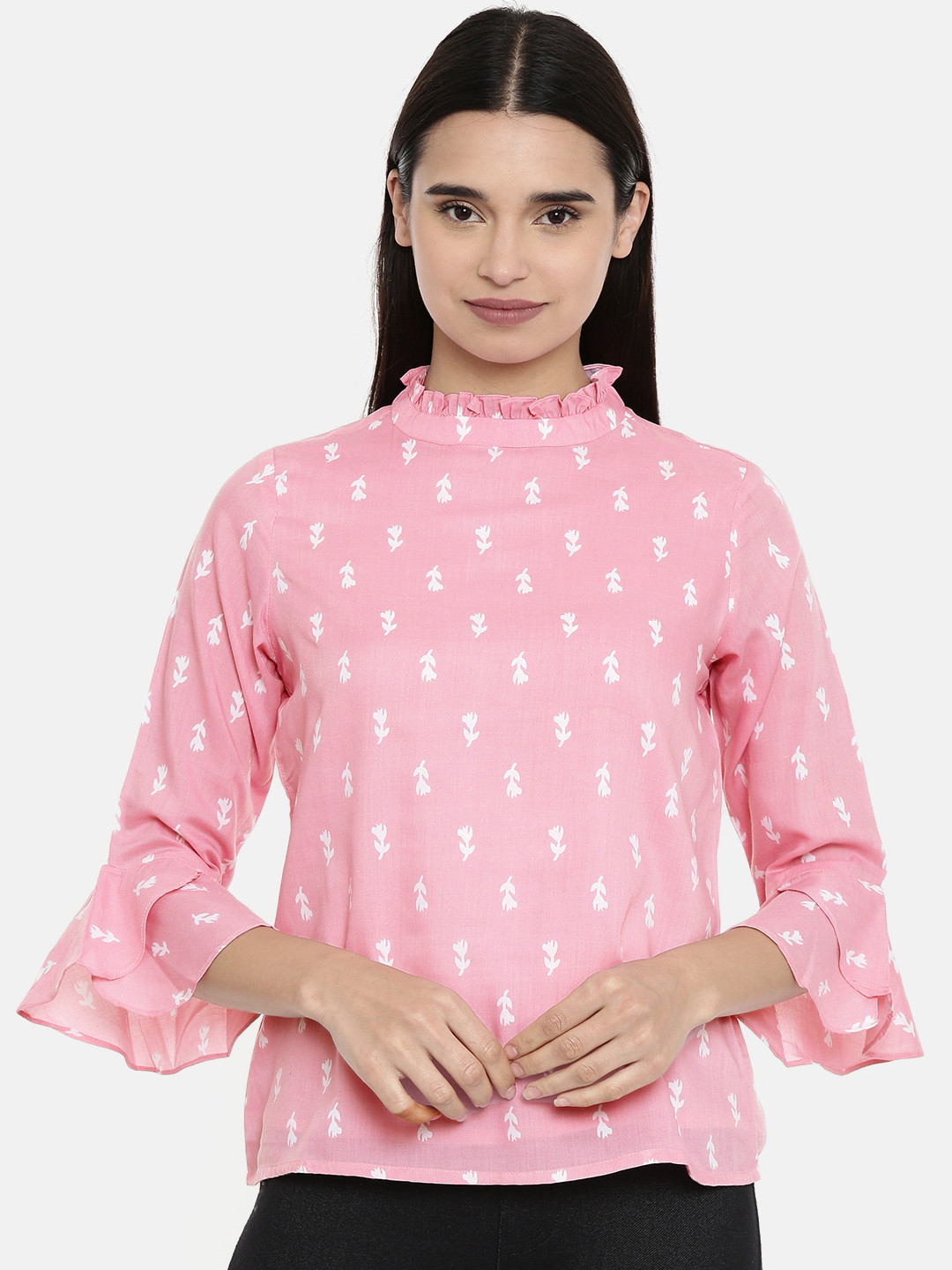 Buy AND Women Pink Printed Top - Tops for Women 10557766 | Myntra