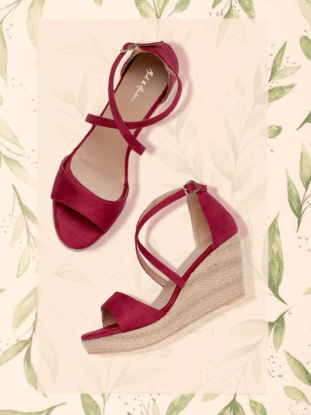 Buy Mast & Harbour Women Red Solid Wedges - Heels for Women 10579402 ...