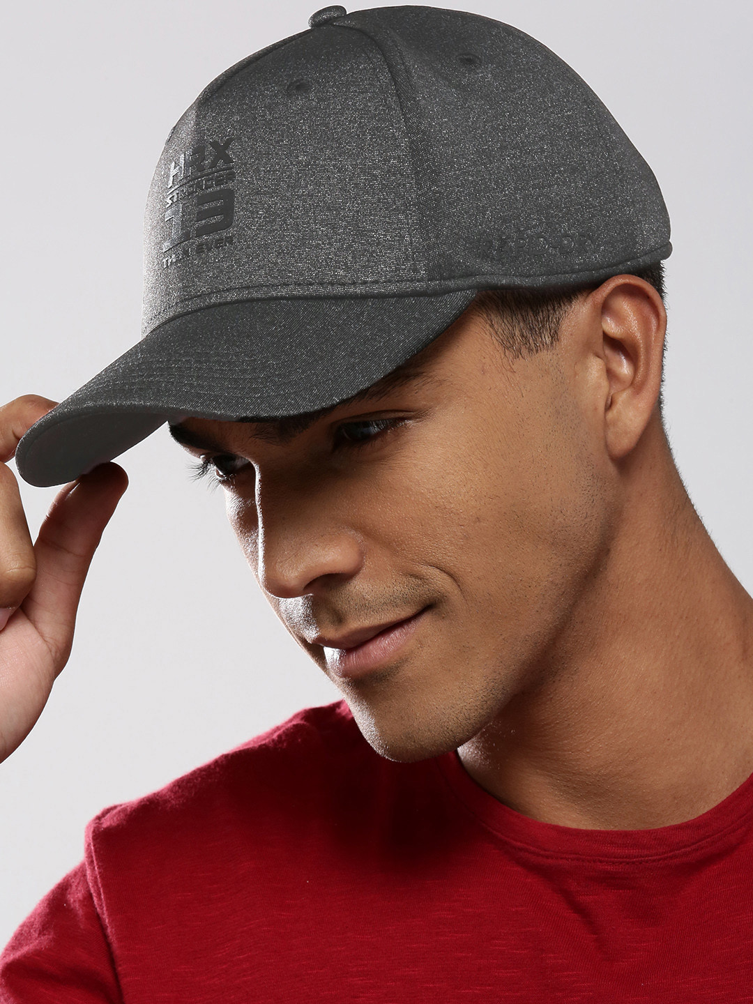 Buy HRX By Hrithik Roshan Men Black Solid Training Dry Fit Sweatband ...