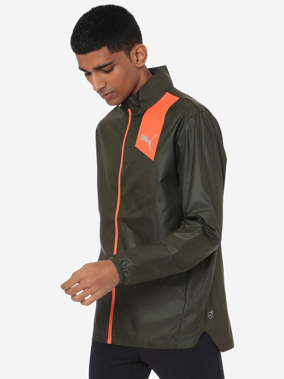 Buy Puma Men Green Solid Sporty Track Jacket - Jackets for Men 10595978 ...
