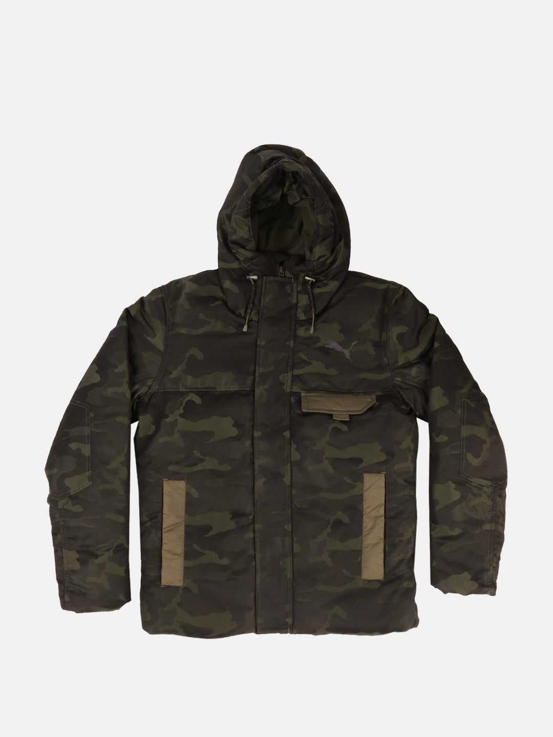 Buy Puma Men Green Camouflage Sporty Jacket - Jackets for Men 10596166 ...