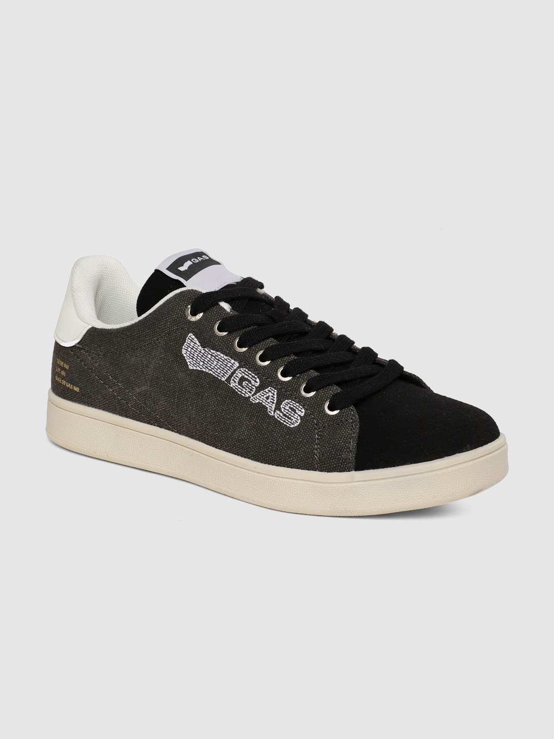 Buy GAS Men Black Sneakers - Casual Shoes for Men 10597614 | Myntra